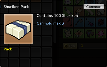 Shuriken Pack | Nin Online Wiki | Fandom