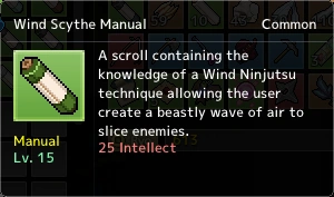 Wind Scythe Manual | Nin Online Wiki | Fandom