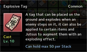 Explosive Tag | Nin Online Wiki | Fandom