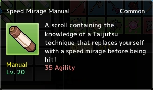 Speed Mirage Manual | Nin Online Wiki | Fandom