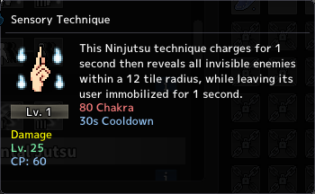Sensory Technique Lv. 1 | Nin Online Wiki | Fandom