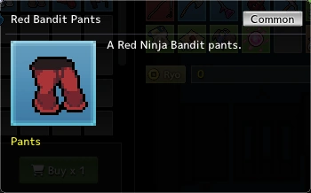 Red Bandit Pants | Nin Online Wiki | Fandom