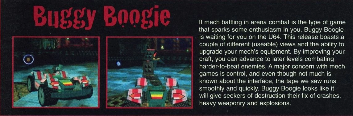 Buggie Boggie (Combat Game) | Nintendo 64 Wiki | Fandom