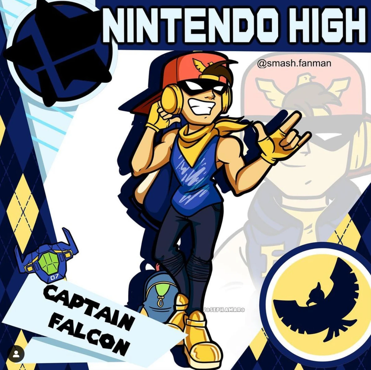 Captain Falcon | Nintendo High Wiki | Fandom