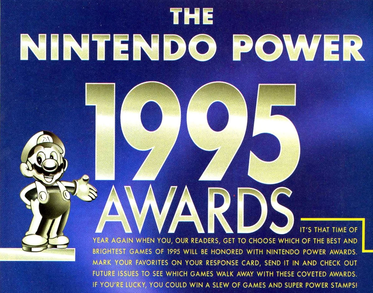 1995 Nintendo Power Awards | Nintendo | Fandom