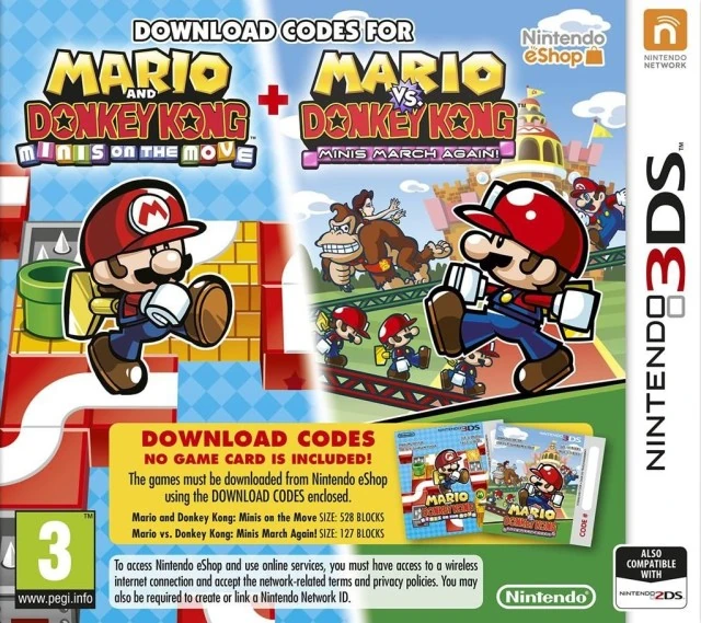 Mario and Donkey Kong: Minis on the Move + Mario vs. Donkey Kong: Minis ...