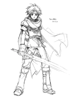 how to draw roy fire emblem