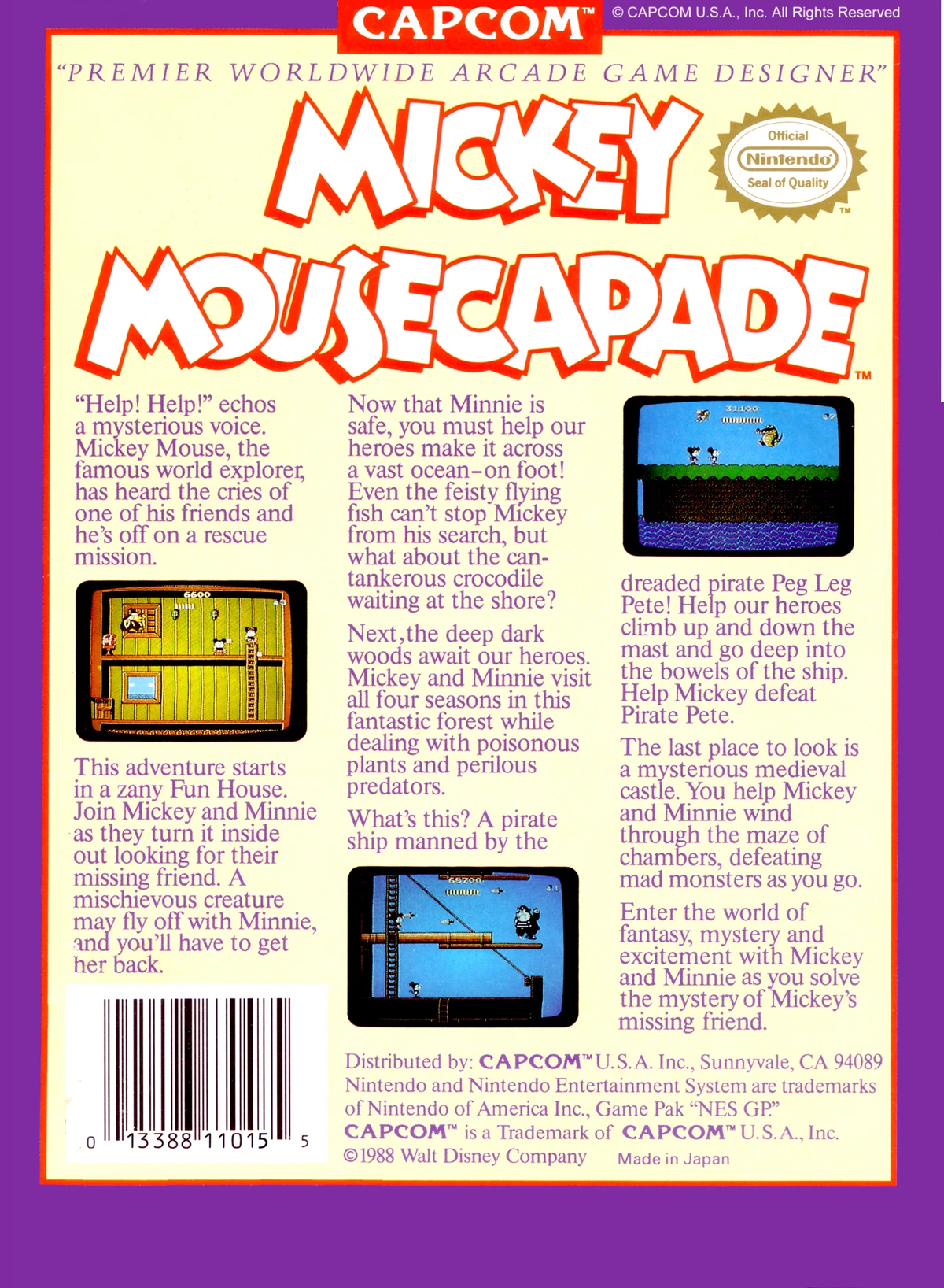 Mickey Mousecapade/gallery | Nintendo | Fandom