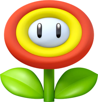 mario flower power coloring pages