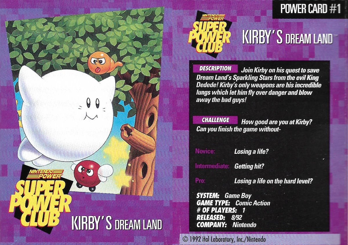 Power Challenge Trading Cards | Nintendo | Fandom