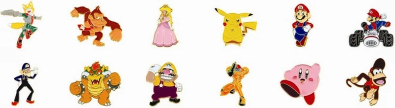 Character Lapel Pins | Nintendo | Fandom