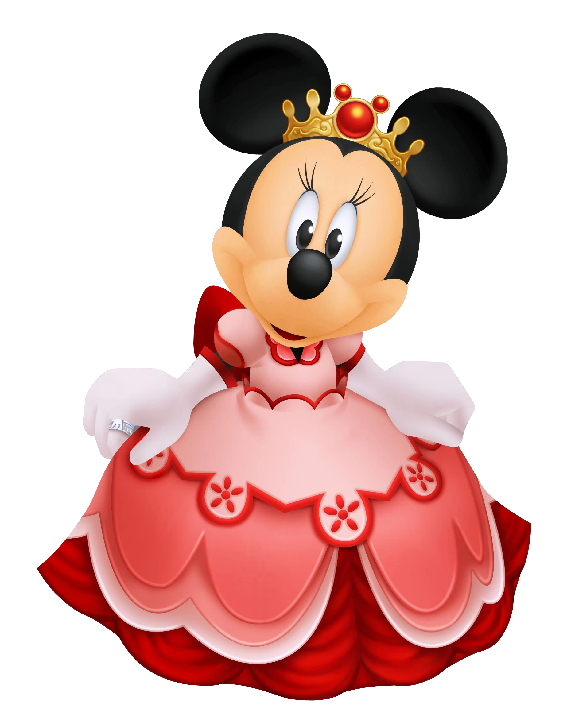 Rød Minnie Mouse Png Disney Minnie Mouse Sølv Armbånd Med Rød