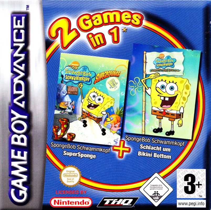 2 Games in 1: SpongeBob SquarePants: Battle for Bikini Bottom ...