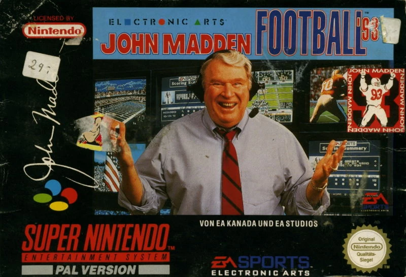 John Madden Football '93 | Nintendo | Fandom
