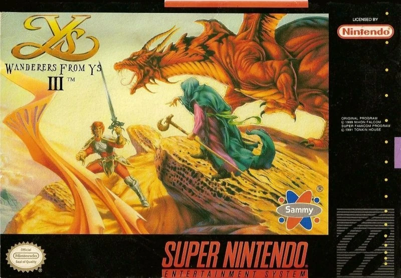 Ys III: Wanderers from Ys | Nintendo | Fandom