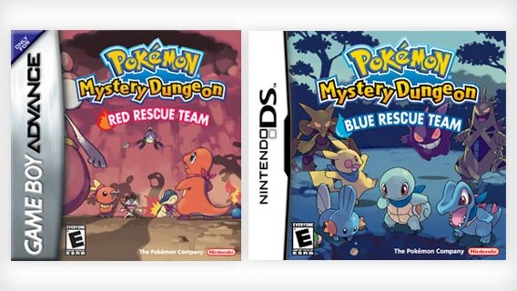 Pokémon Mystery Dungeon: Red Rescue Team and Blue Rescue Team ...