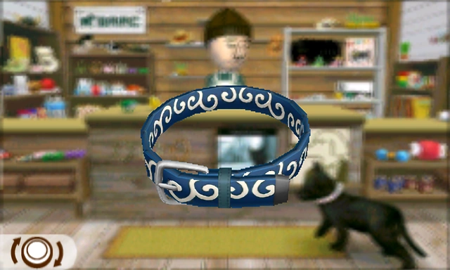 Blue Japanese-Print Collar | Nintendogs Wiki | Fandom