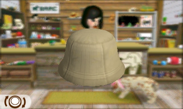 Beige Bucket Hat | Nintendogs Wiki | Fandom
