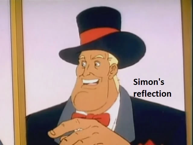 Simon's reflection | Captain N Wiki | Fandom