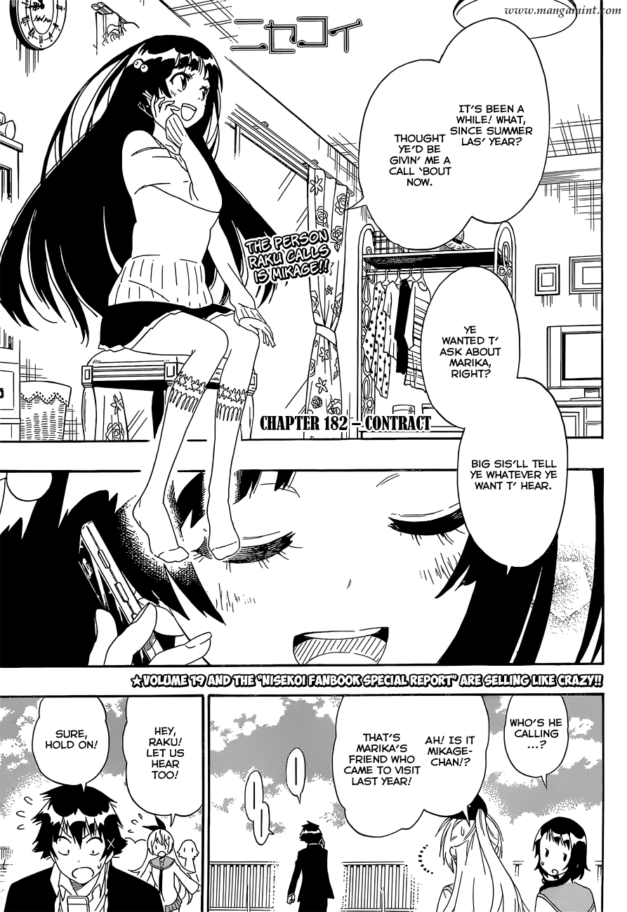 Contract | Nisekoipedia | Fandom