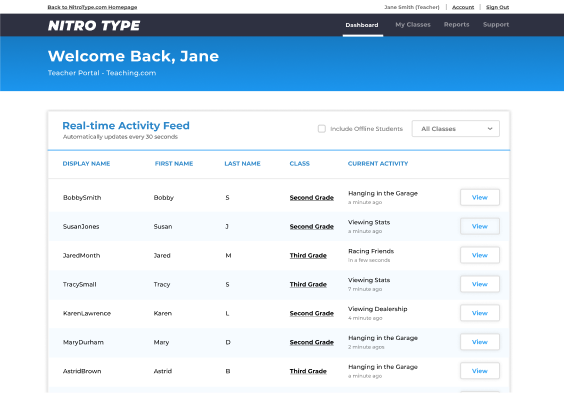 Teachers, The Nitro Type Teacher Portal is Here! | Nitro Wiki | Fandom