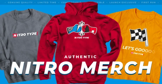Announcing the Official Nitro Type Merch Store! | Nitro Wiki | Fandom