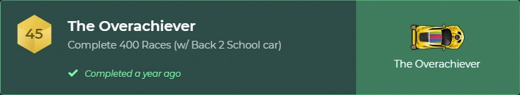 The Overachiever (Achievement) | Nitro Wiki | Fandom