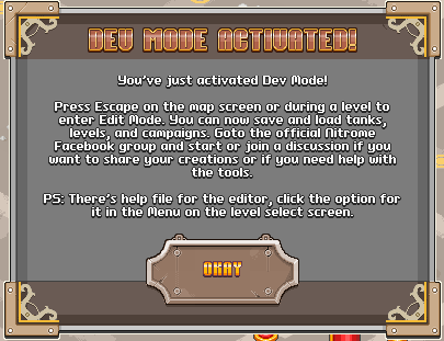 Dev mode (Steamlands) | Nitrome Wiki | Fandom