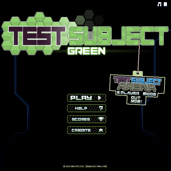 Test Subject Green | Nitrome World | Fandom