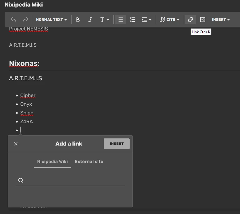 How do I add my nixona to the wiki? | Nixipedia Wiki | Fandom