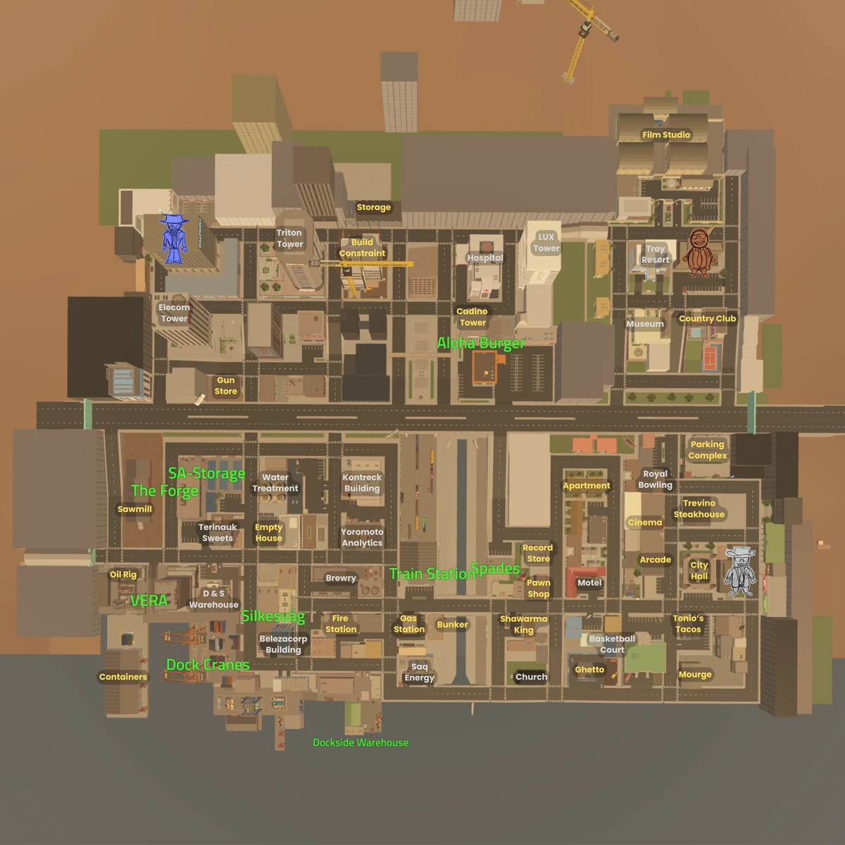 Map & Landmarks | No Big Deal Wiki | Fandom