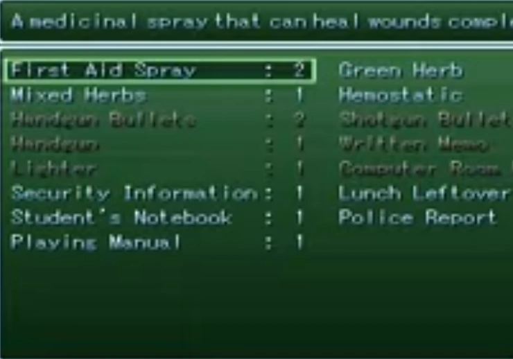 Items | Wiki Doraemon Nobita Resident Evil | Fandom