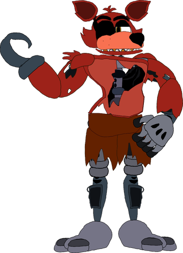 how to draw foxy the pirate fox