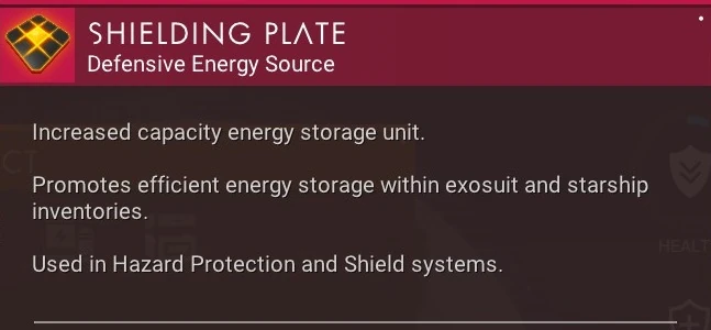 Shielding Plate | No Man's Sky Wiki | Fandom