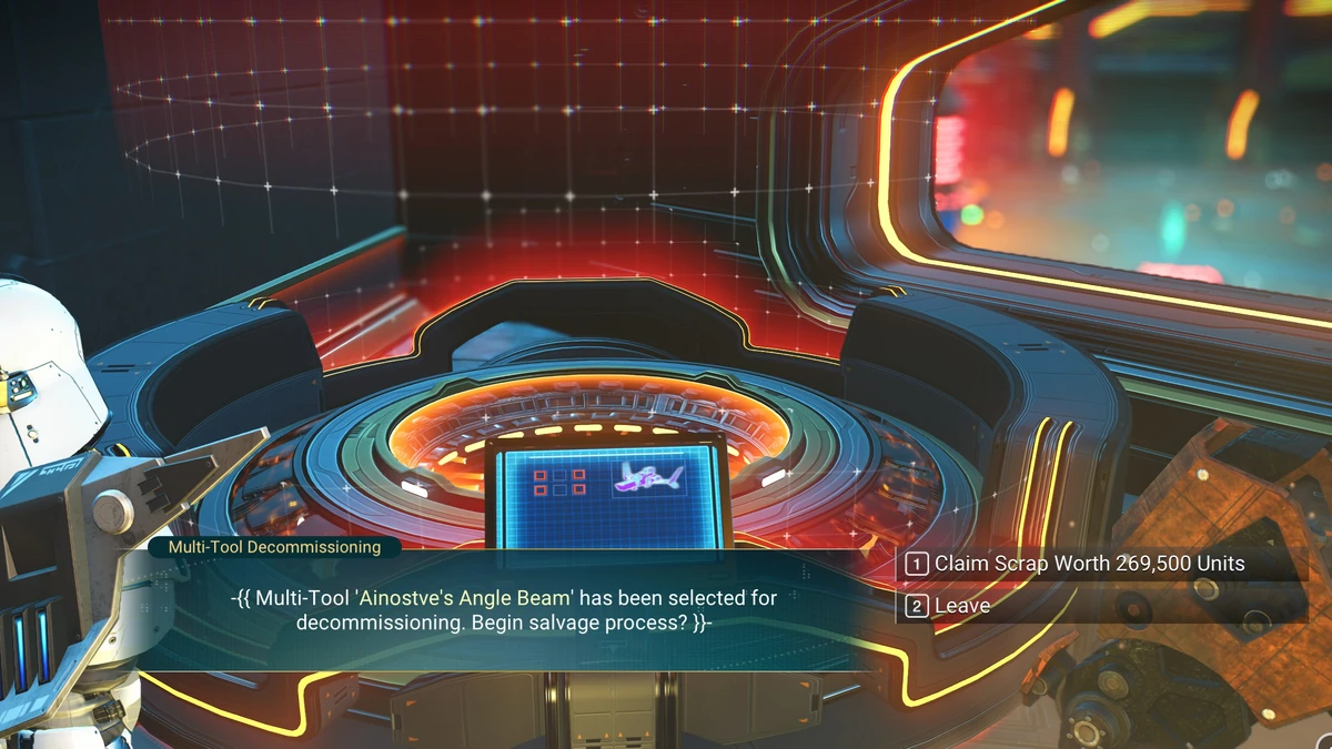 Multi-Tool Decommissioning Terminal - No Man's Sky Wiki