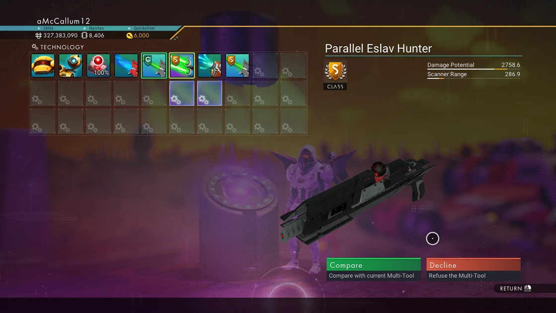 Parallel Eslav Hunter - No Man's Sky Wiki