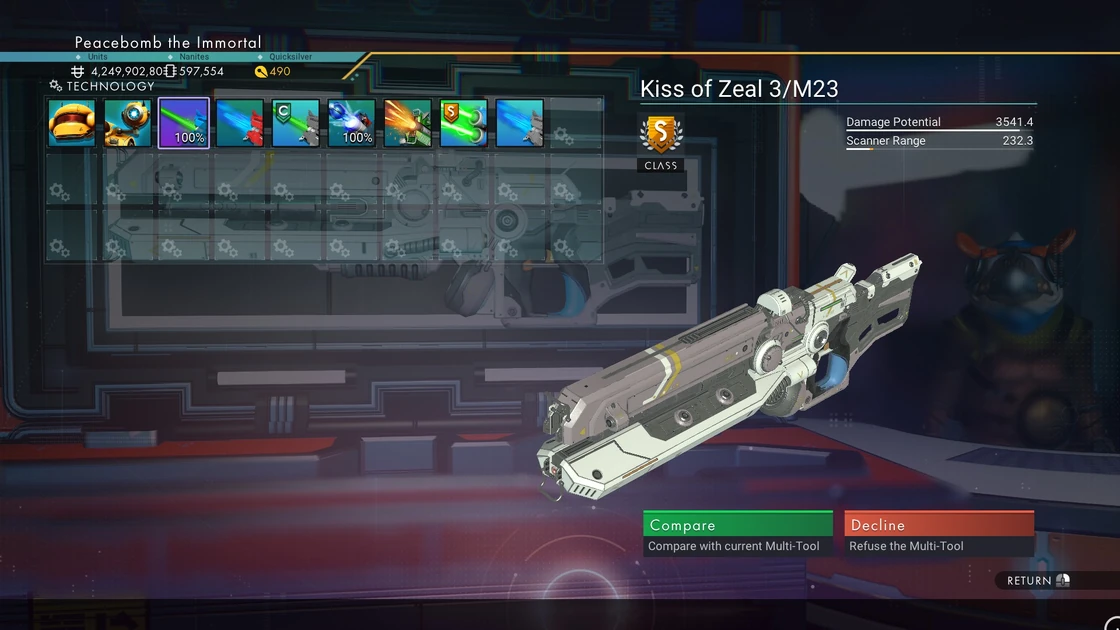 Kiss of Zeal 3/M23 - No Man's Sky Wiki