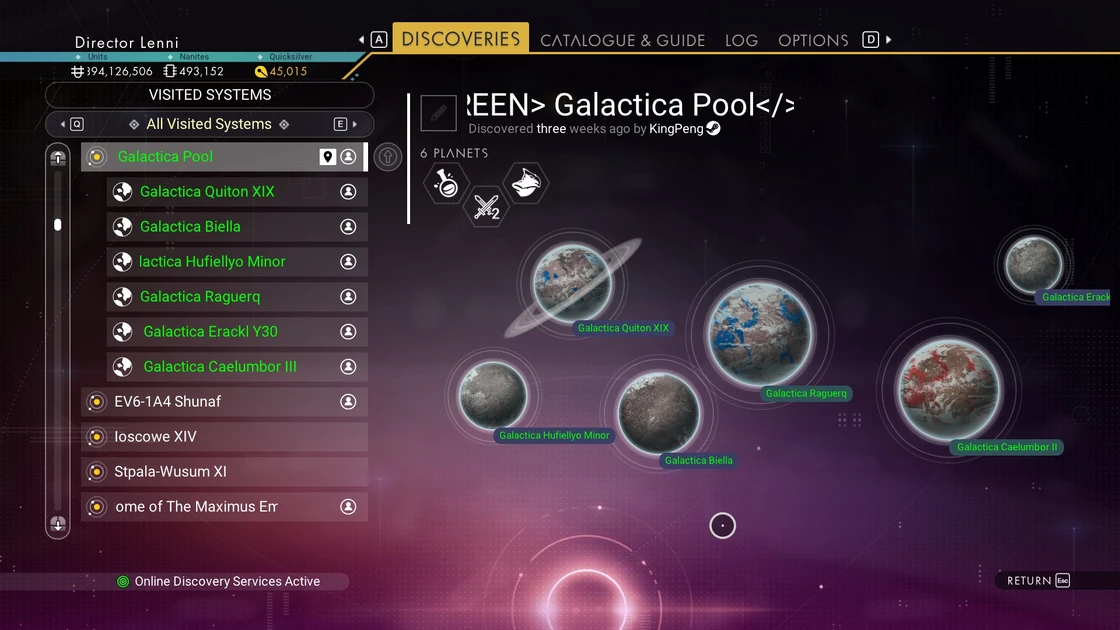 Galactica Pool - No Man's Sky Wiki