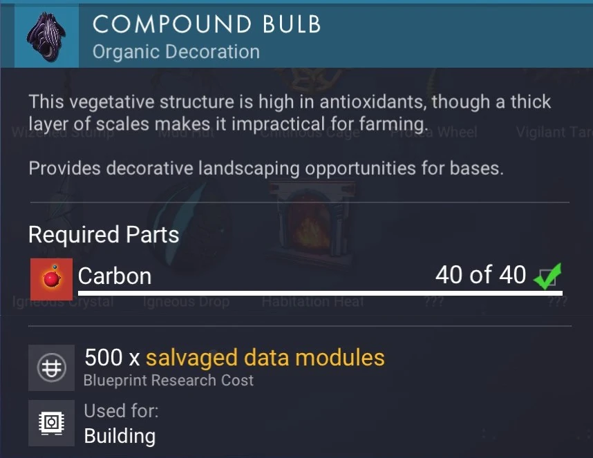 Compound Bulb - No Man's Sky Wiki