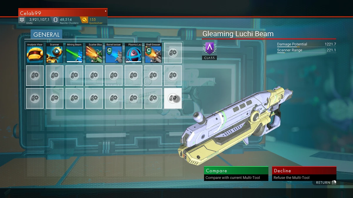Gleaming Launch Beam - No Man's Sky Wiki