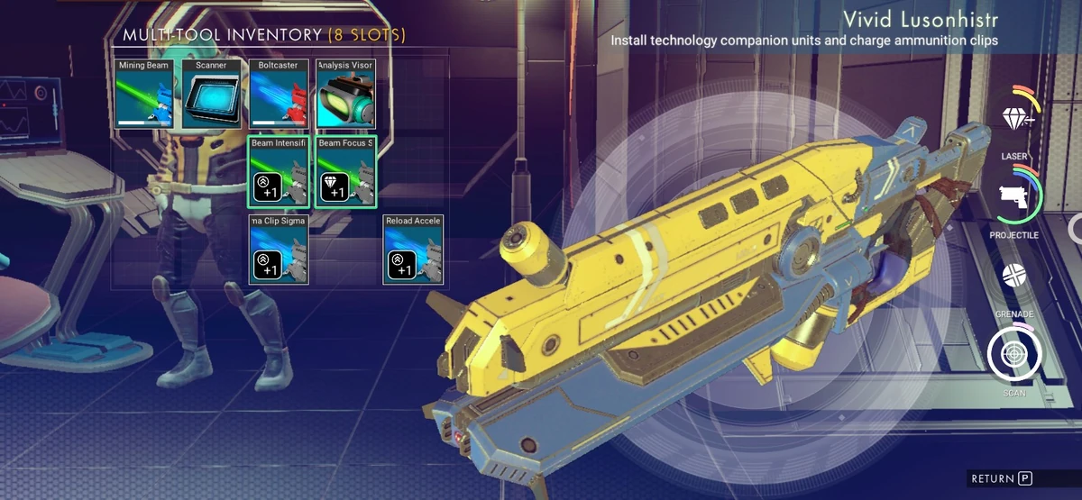 Multi-tools - Rail Gun (Pathfinder) - No Man's Sky Wiki