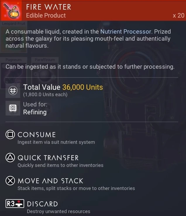 Fire Water - No Man's Sky Wiki