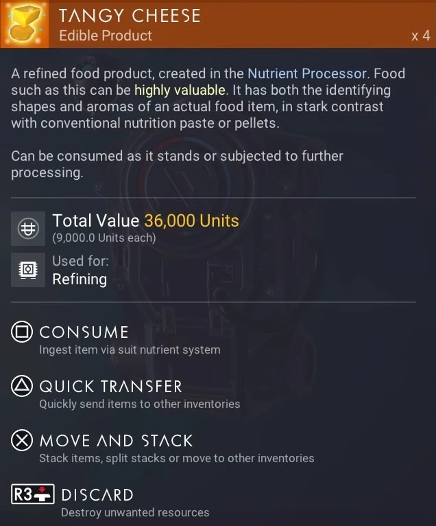 Tangy Cheese - No Man's Sky Wiki