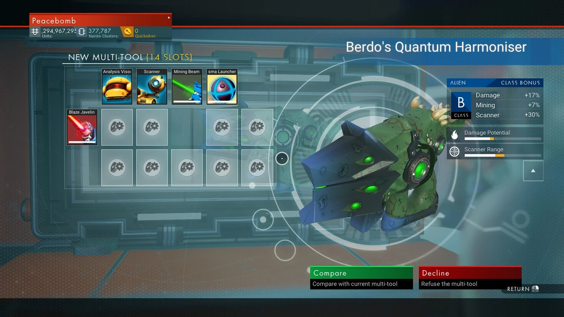 Berdo's Quantum Harmoniser - No Man's Sky Wiki