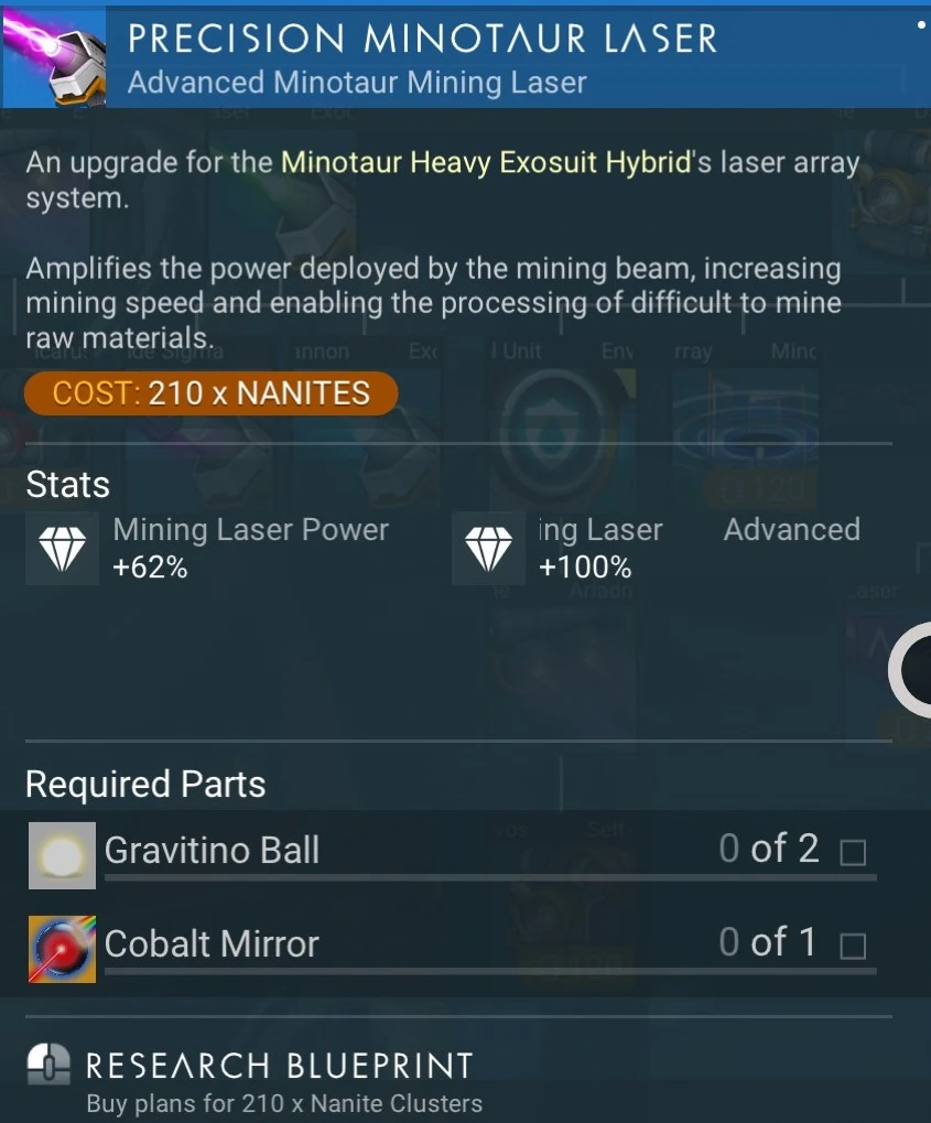 Precision Minotaur Laser - No Man's Sky Wiki