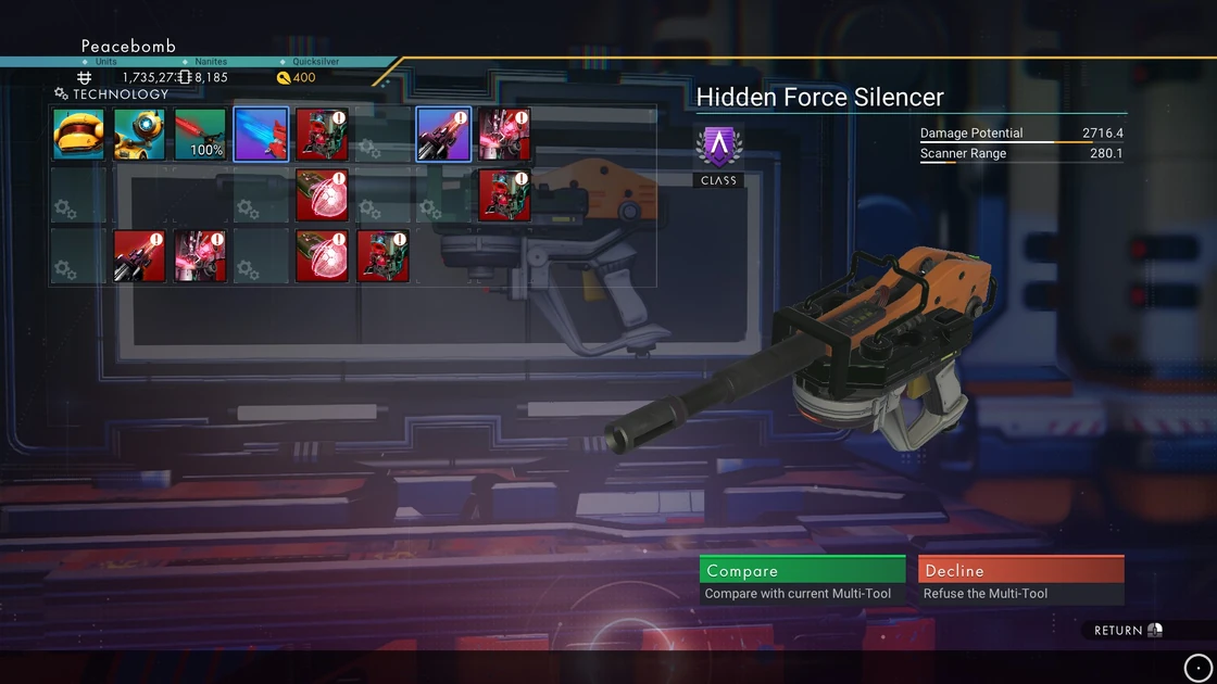 Hidden Force Silencer - No Man's Sky Wiki
