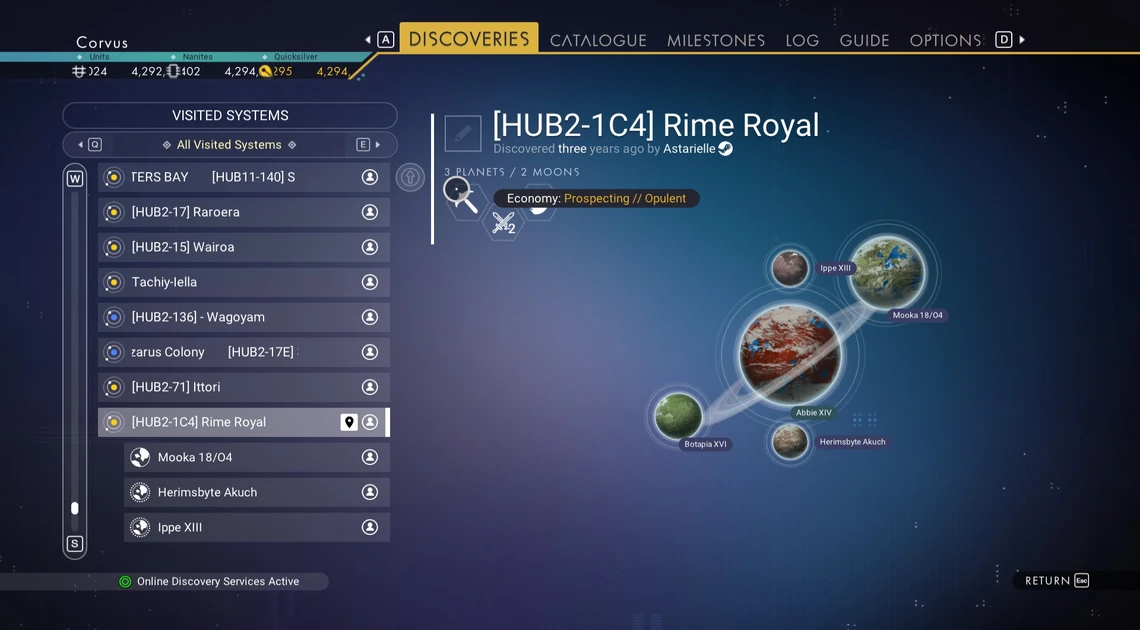 HUB2-1C4 Rime Royal - No Man's Sky Wiki