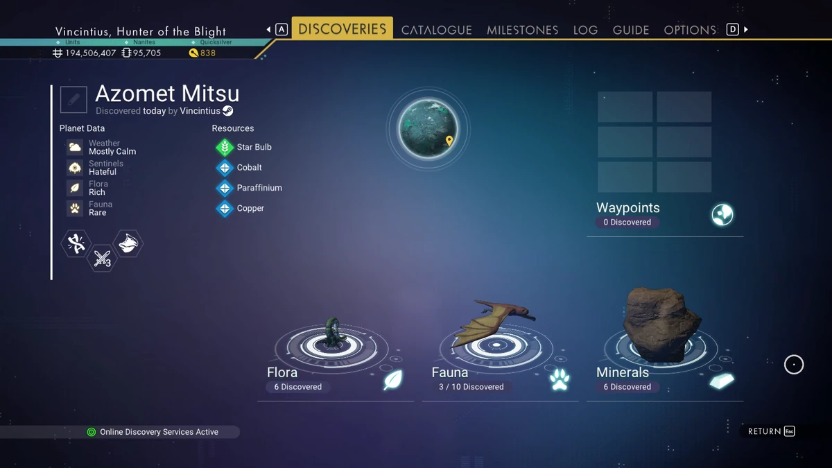 Azomet Mitsu - No Man's Sky Wiki