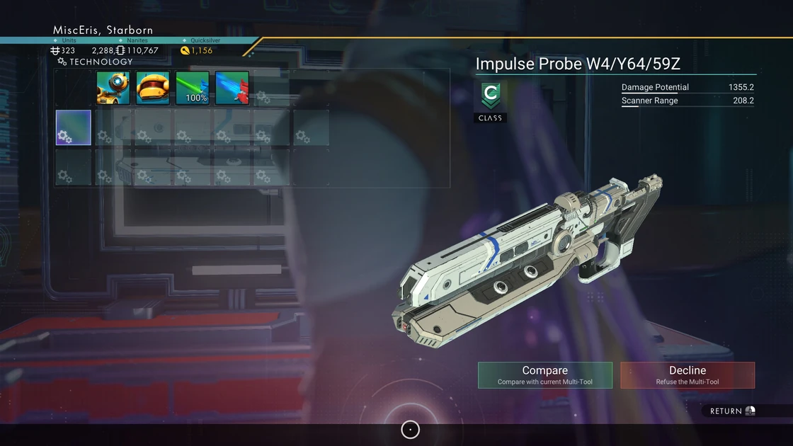 Impulse Probe W4/Y64/59Z - No Man's Sky Wiki