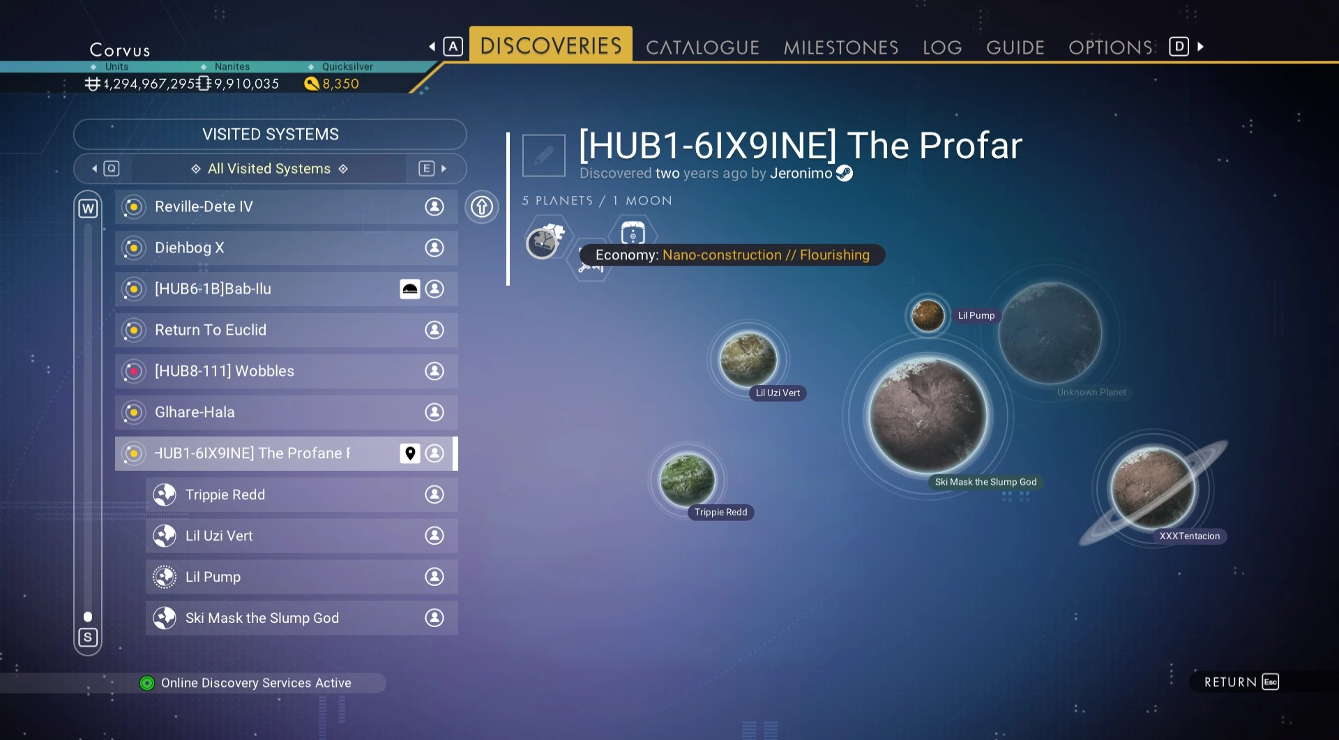 HUB1-6IX9INE The Profane Flame - No Man's Sky Wiki
